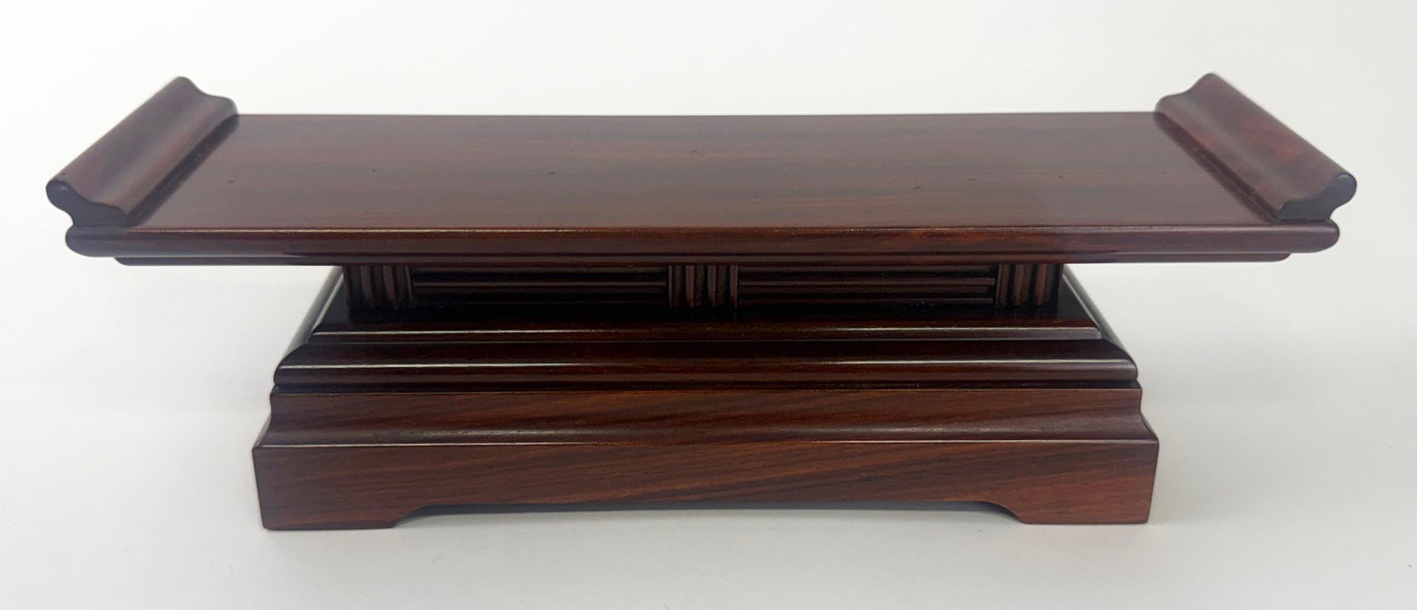 Used Premium 9.6" L Brown Wood Water Cup Table – Nakayama Butsudans